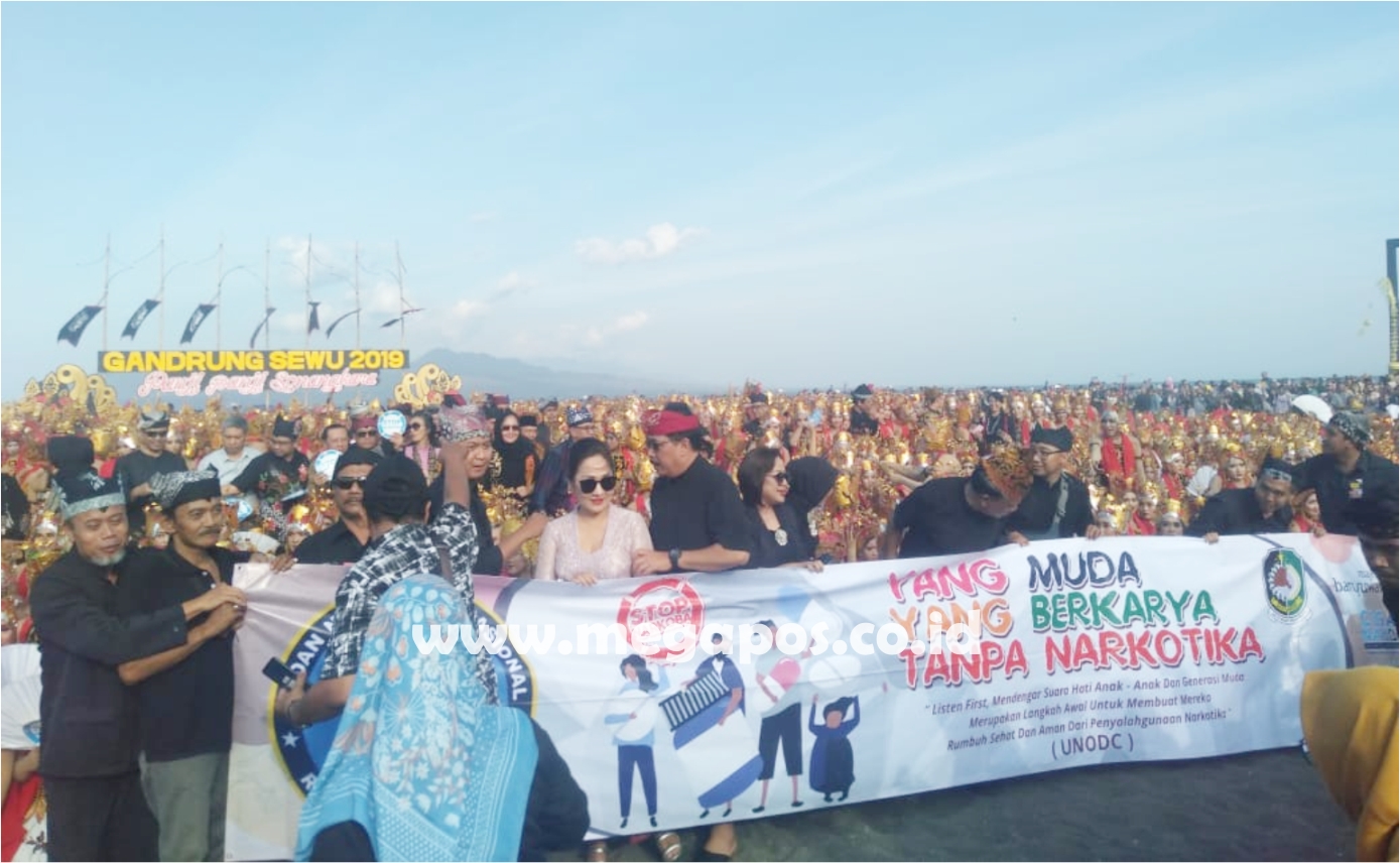Festival Gandrung Sewu 2019 di Wisata Pantai Boom Banyuwangi – Megapos